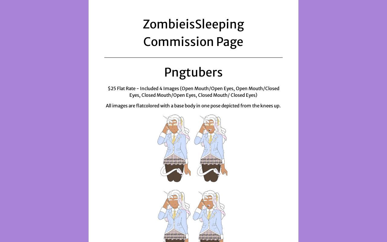 ZombieisSleeping - Commissions.